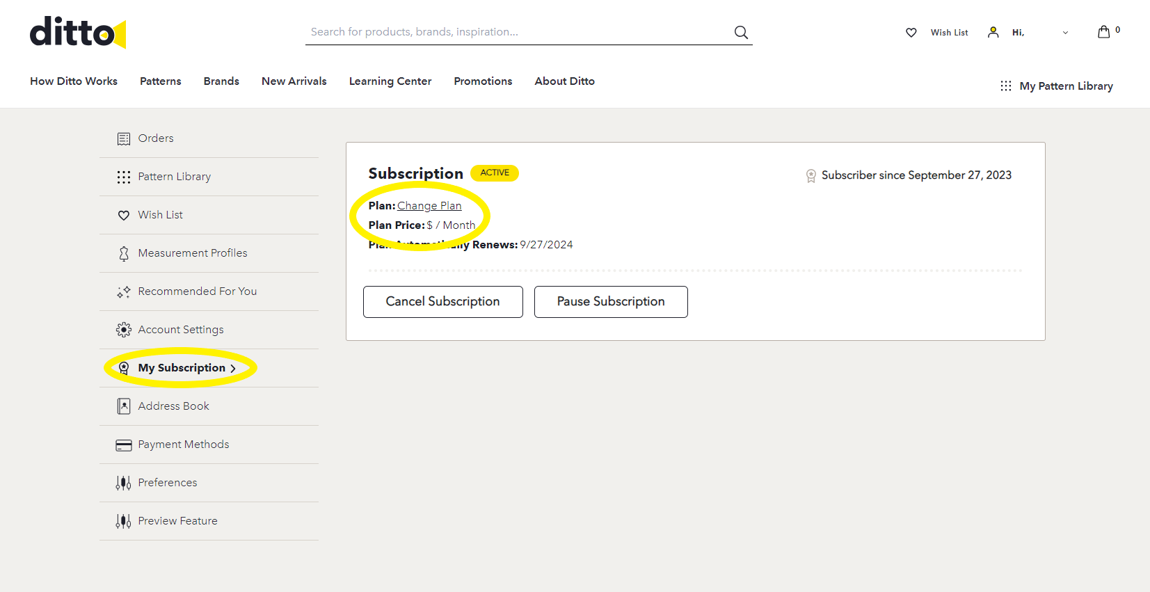 Subscription Article | Ditto